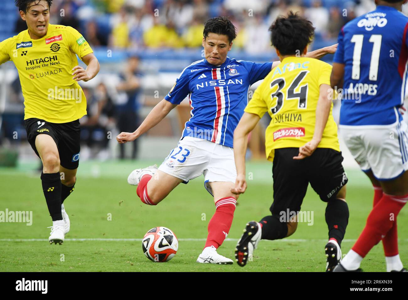 Nissan Stadium, Kanagawa, Japan. 10th June, 2023. Ryo Miyaichi (Marinos), JUNE 10, 2023 ...