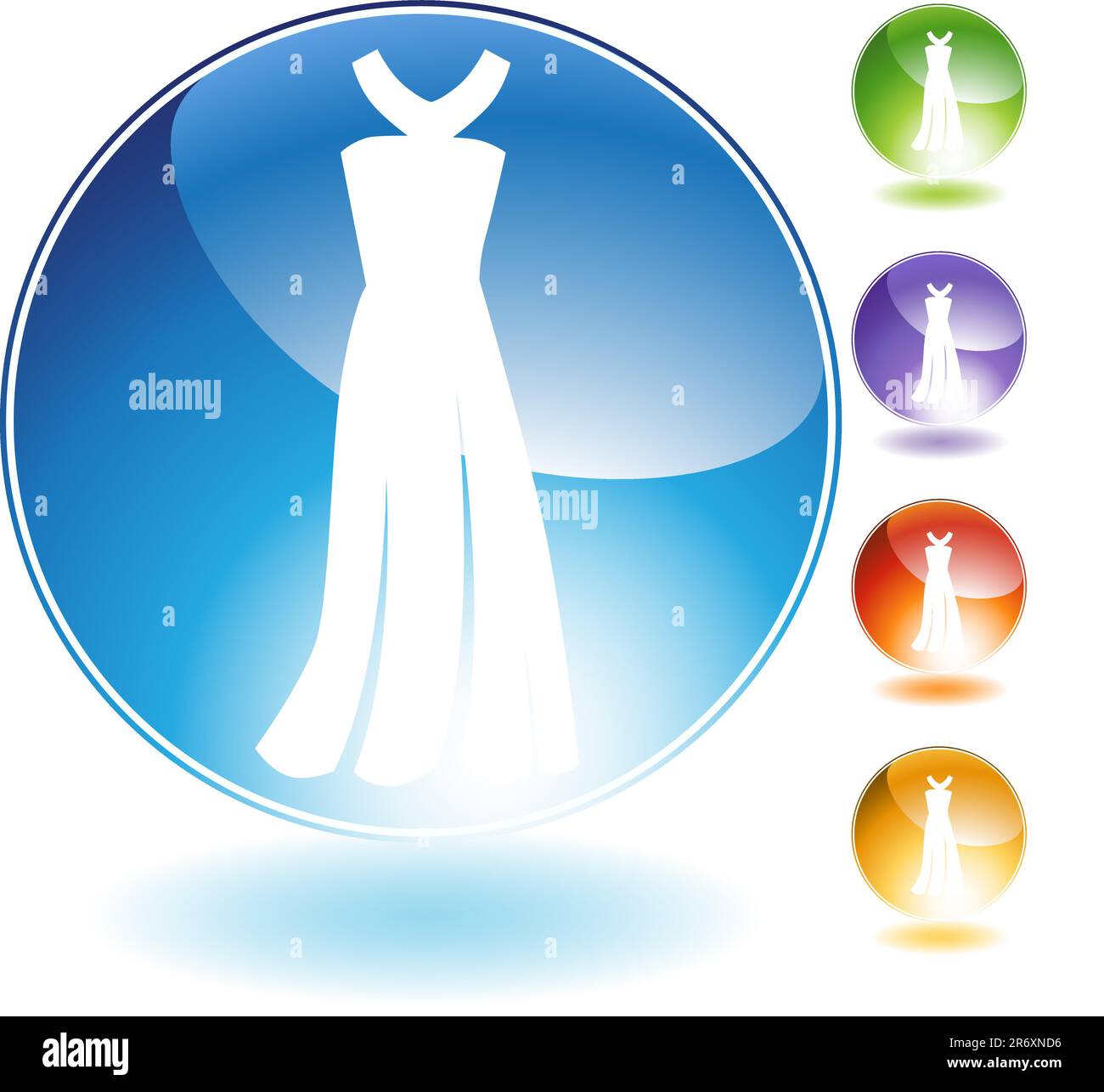 Icon dress formal Cut Out Stock Images & Pictures - Alamy
