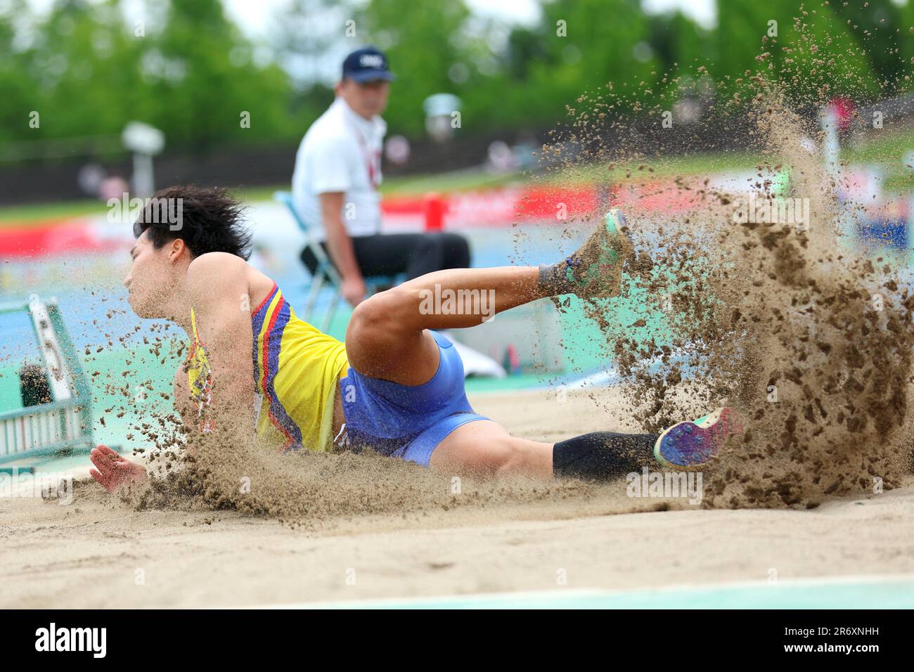 Akita Athletics Stadium, Akita, Japan. 10th June, 2023. Akihiko ...