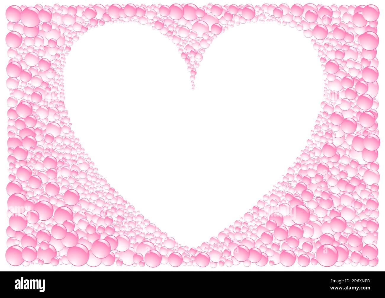 The pink framework heart on white background Stock Vector Image & Art ... The pink framework heart on white background Stock Vector Image & Art ...