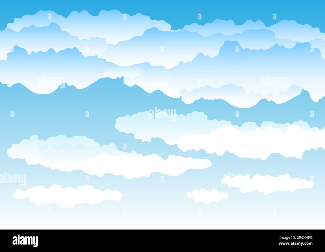 Clouds blue sky climatic view Stock Vector Images - Alamy