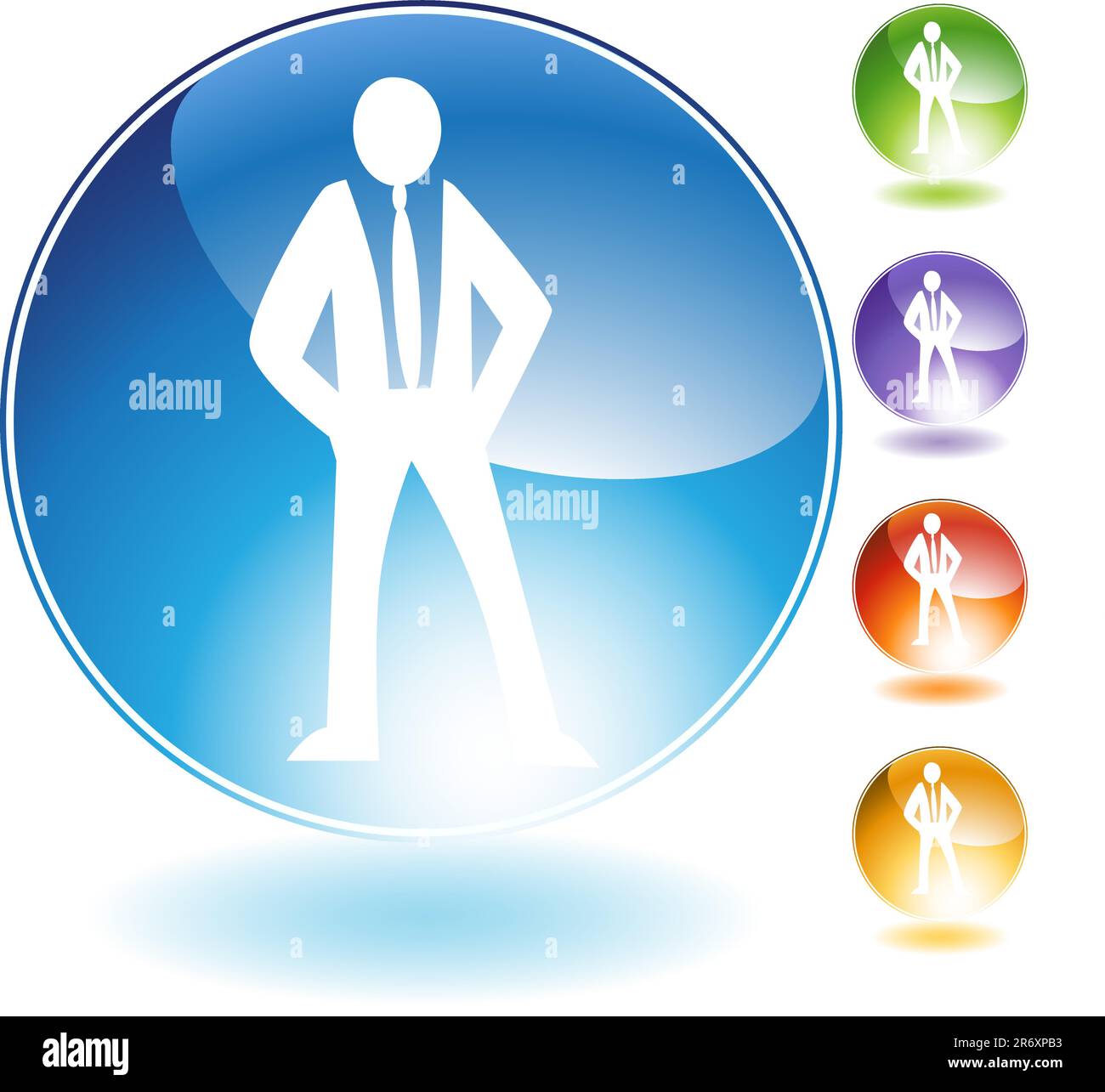 Green man standing on Stock Vector Images - Alamy