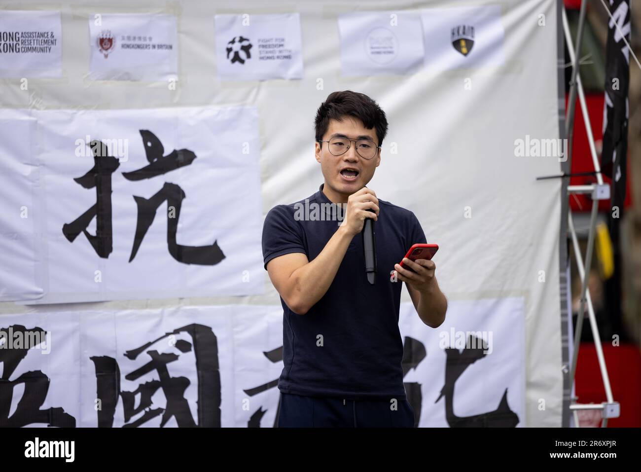 London, UK. 11th June, 2023. Simon Cheng, a former trade and investment ...
