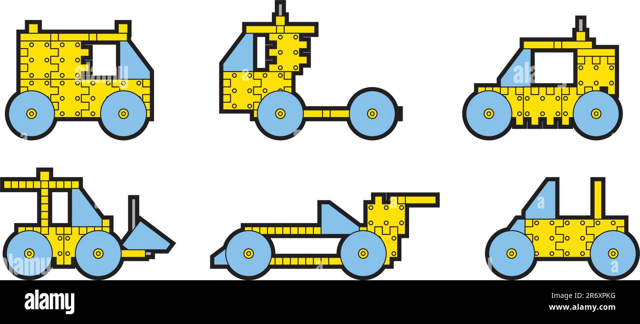 vector illustration of building kit Stock Vector Image & Art - Alamy