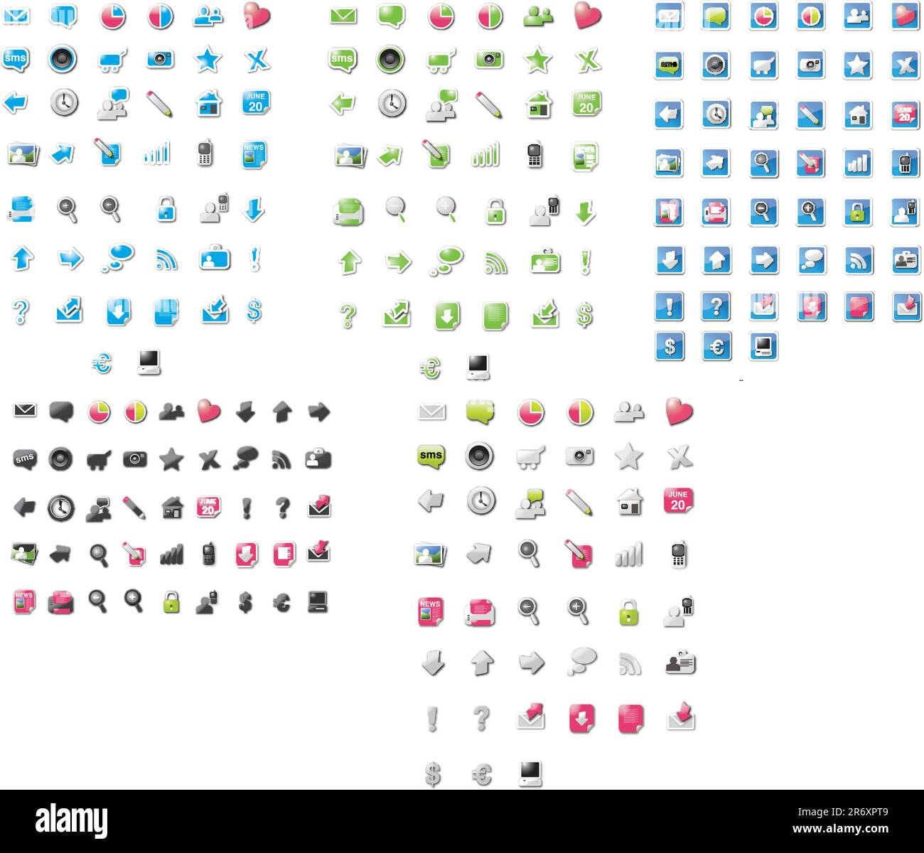 Mixed bubbles Stock Vector Images - Alamy