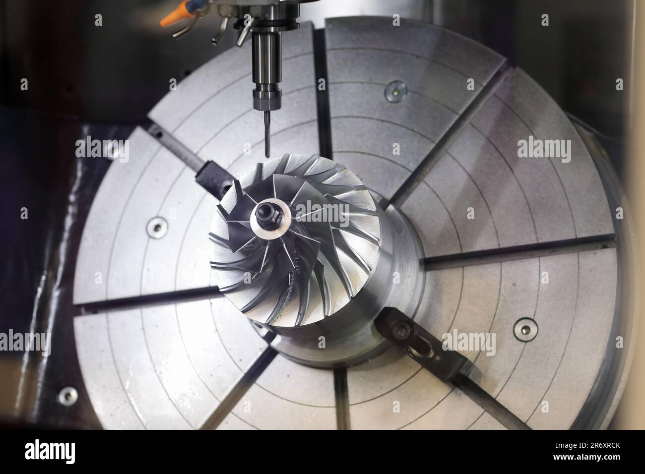 Turbine wheel milling process with 5 axis CNC milling machine ...