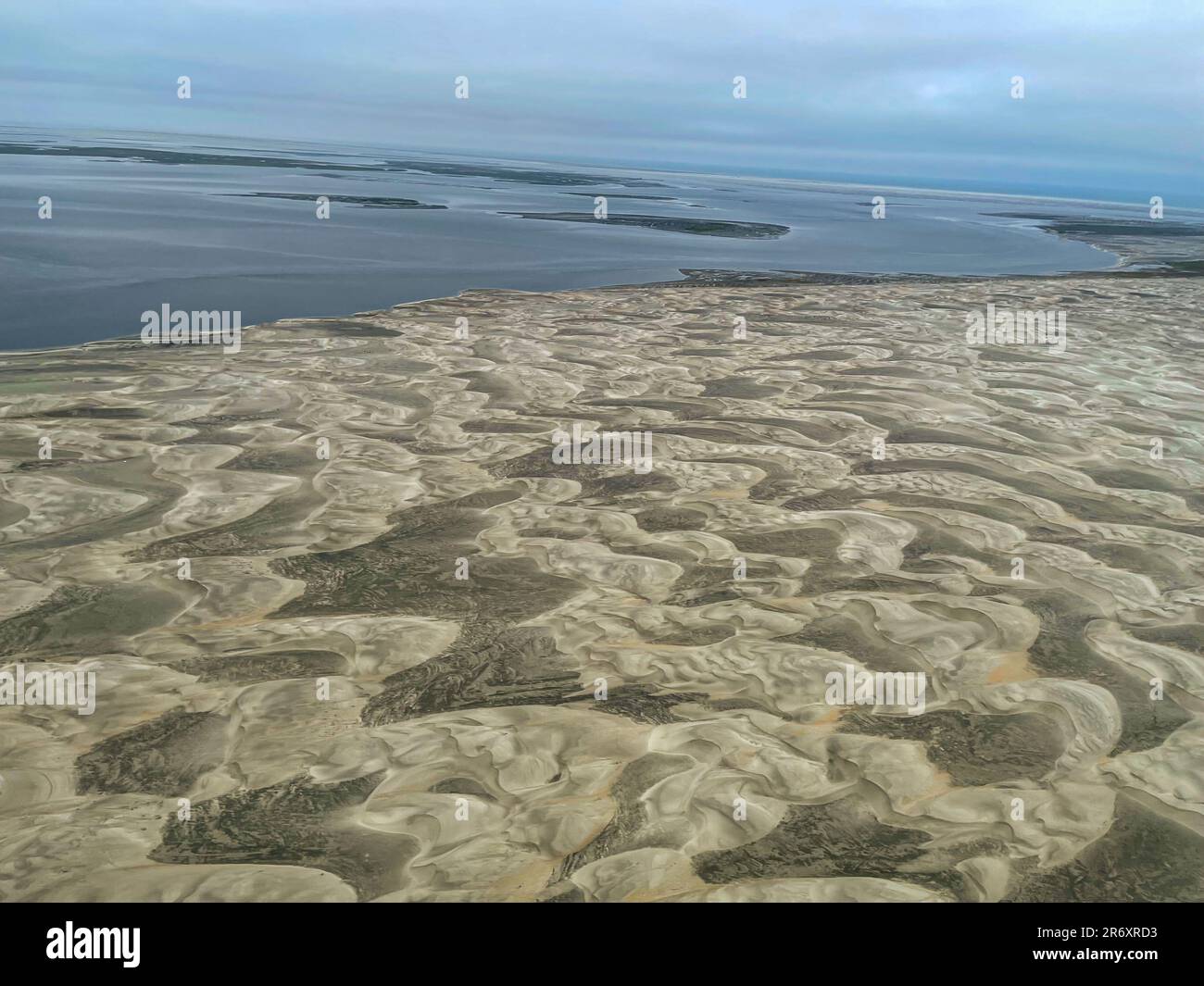 Dunes in the desert of Guerrero Negro Baja California Sur in Mexico ...