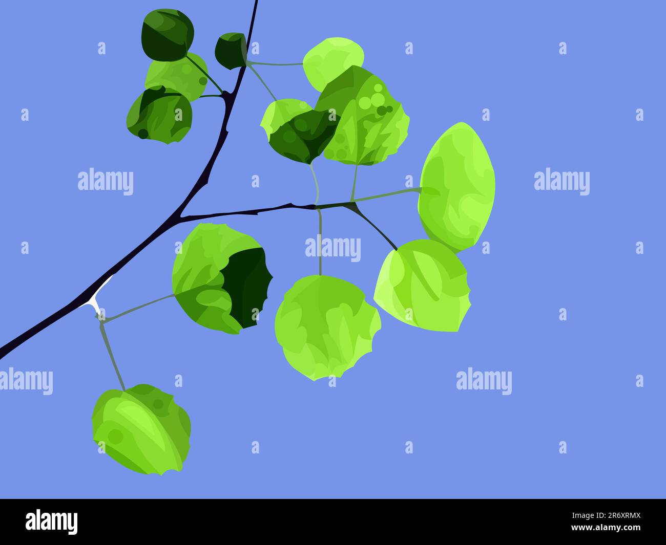 Fresh greenery Stock Vector Images - Alamy