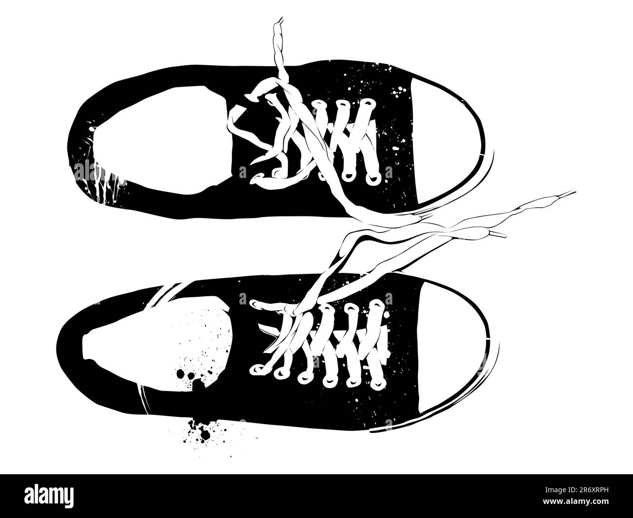 Simple white shoes sneakers Black and White Stock Photos & Images - Alamy