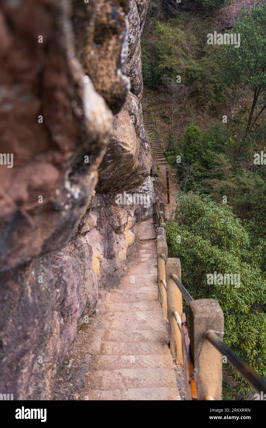 Wuyi mountains cliffs hi-res stock photography and images - Alamy