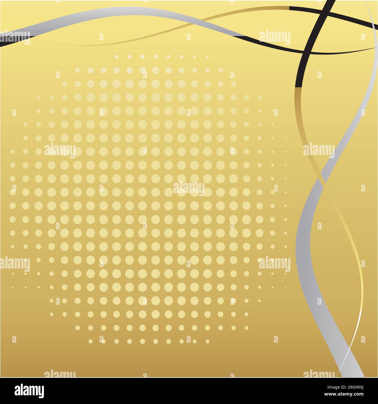 golden abstract frame, vector illustration Stock Vector Image & Art - Alamy