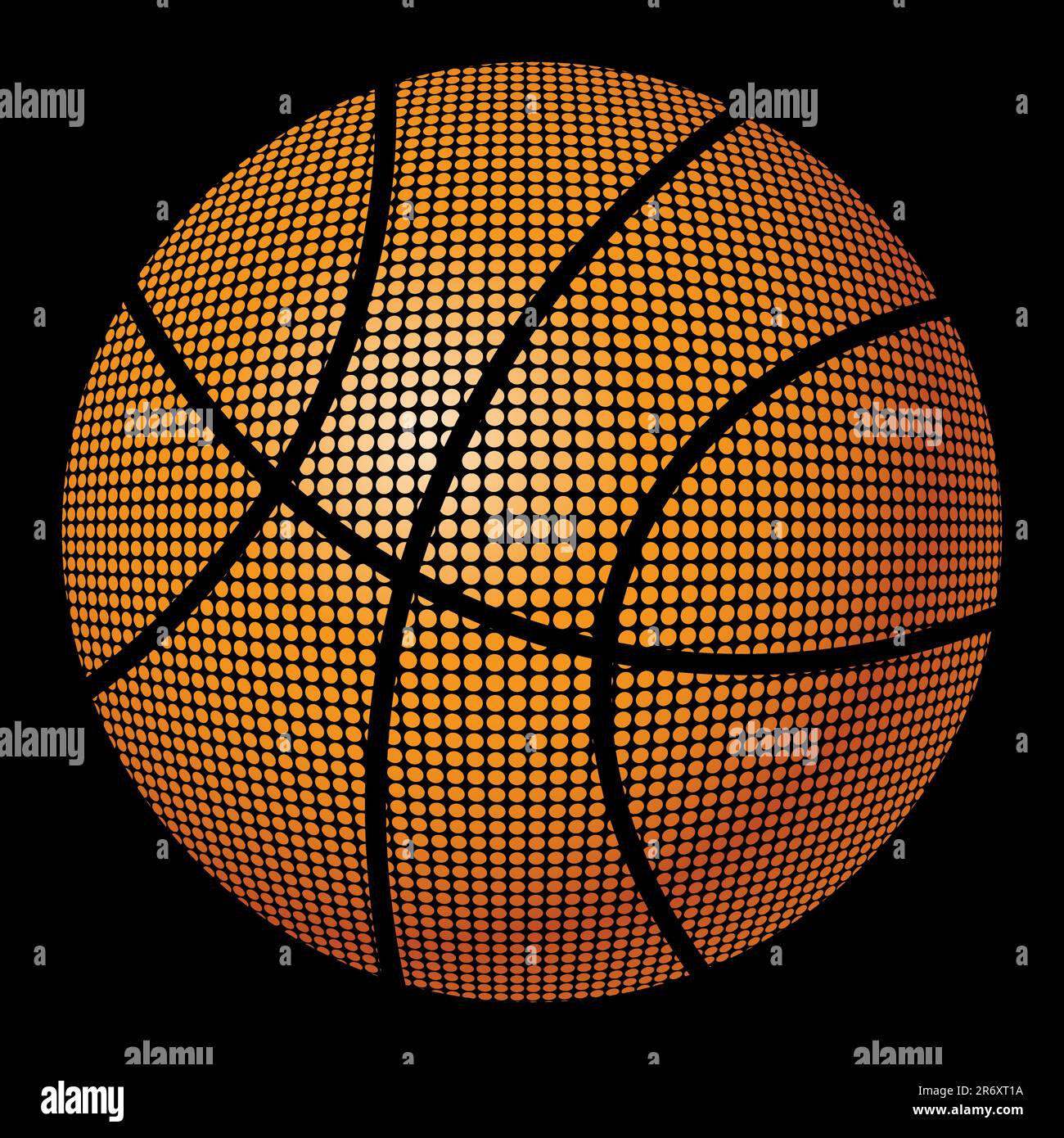 Fiery basketball ball Stock Vector Images - Alamy