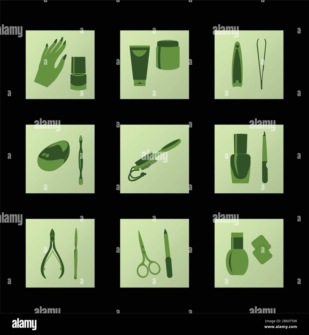 Cosmetic icons. Vector Stock Vector Image & Art - Alamy