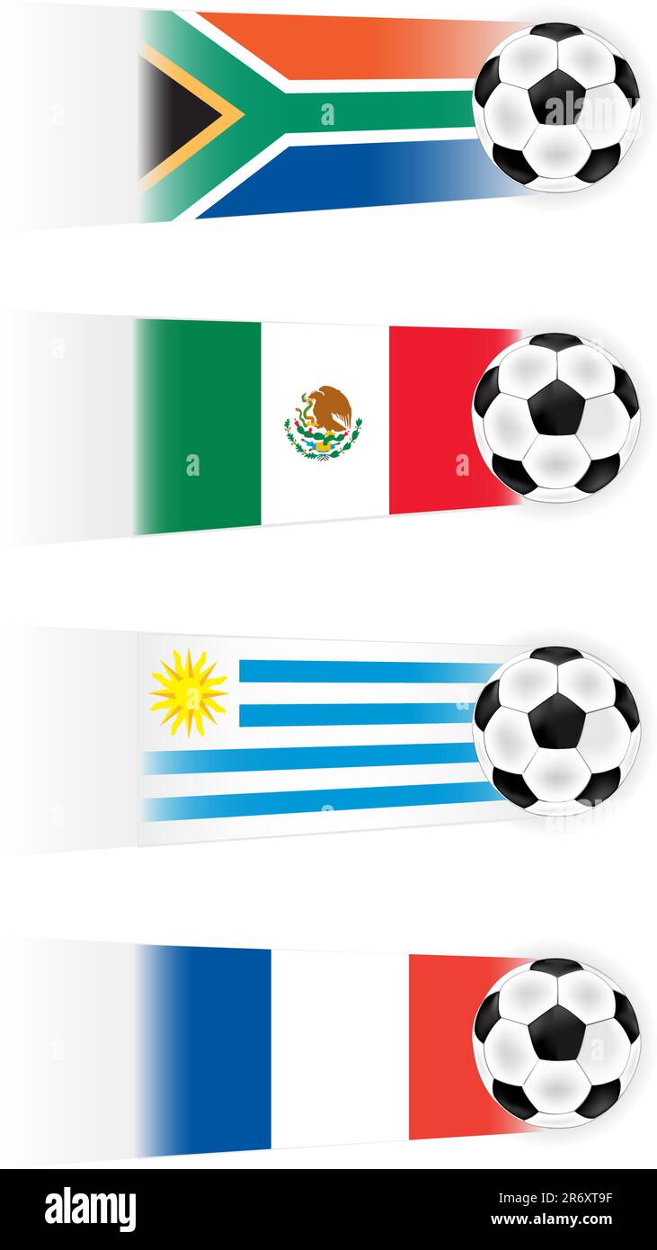 Soccer vector clipart (other flags also available Stock Vector Image ...