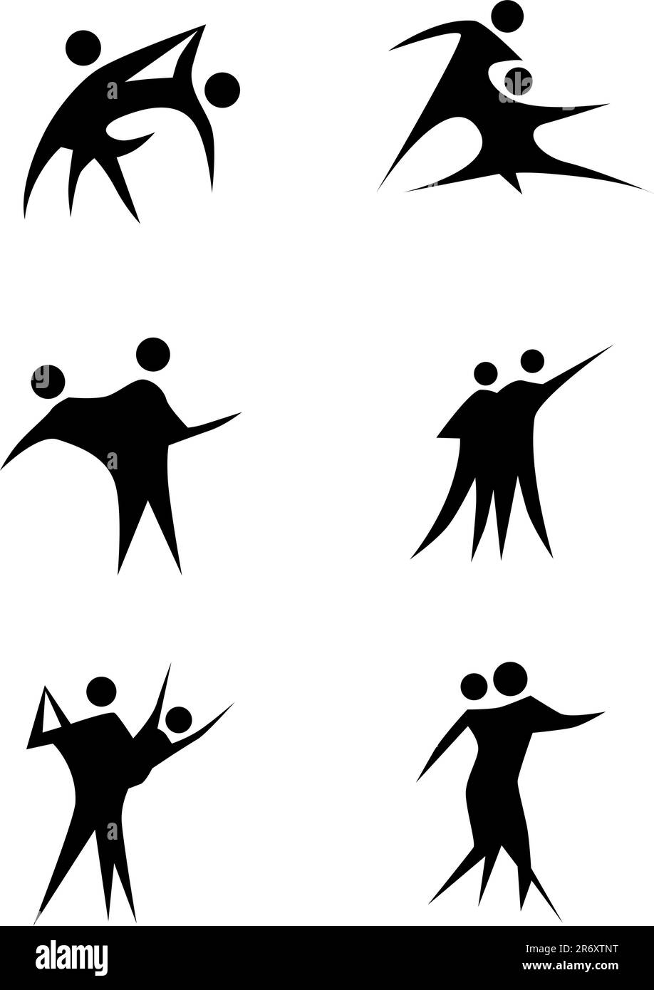 Stick figure dance hi-res stock photography and images - Alamy