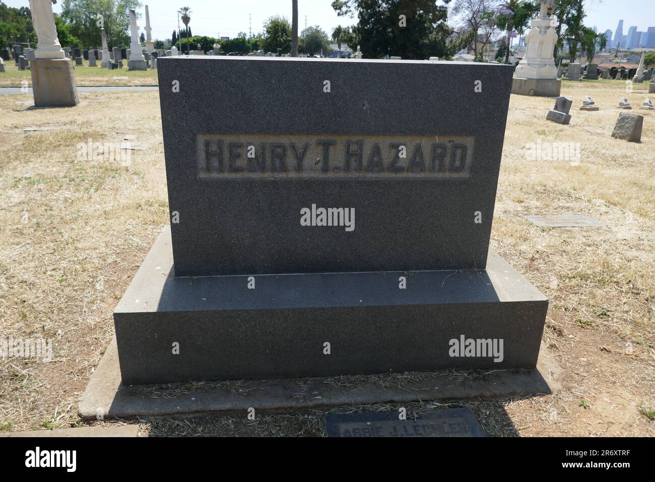 Los Angeles, California, USA 8th June 2023 Lawyer Henry T. Hazard Grave ...