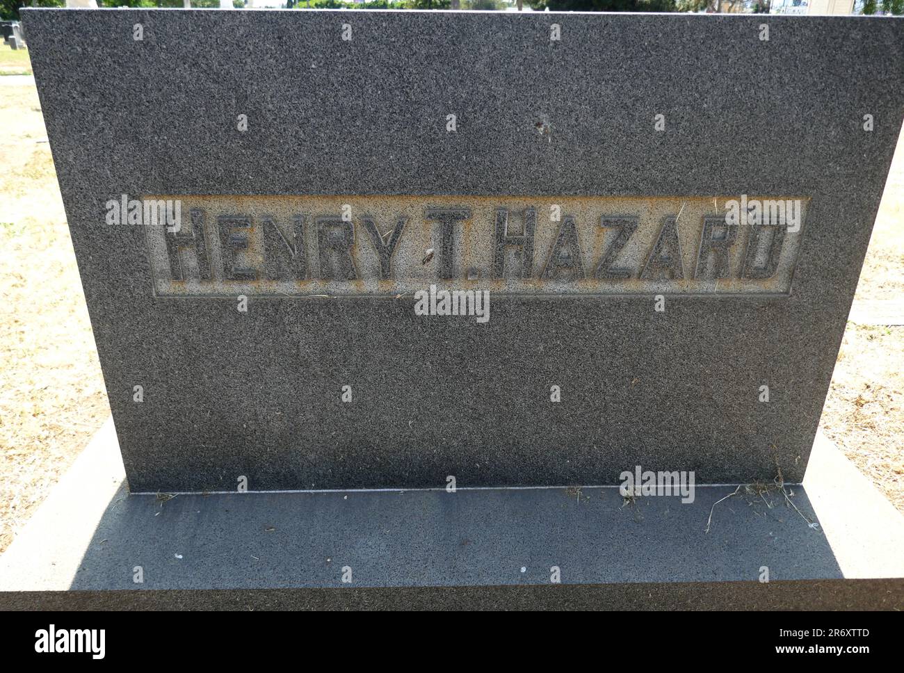 Los Angeles, California, USA 8th June 2023 Lawyer Henry T. Hazard Grave ...