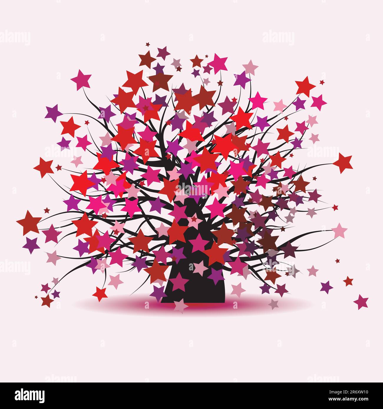 Starry tree fantasy Stock Vector Images - Alamy