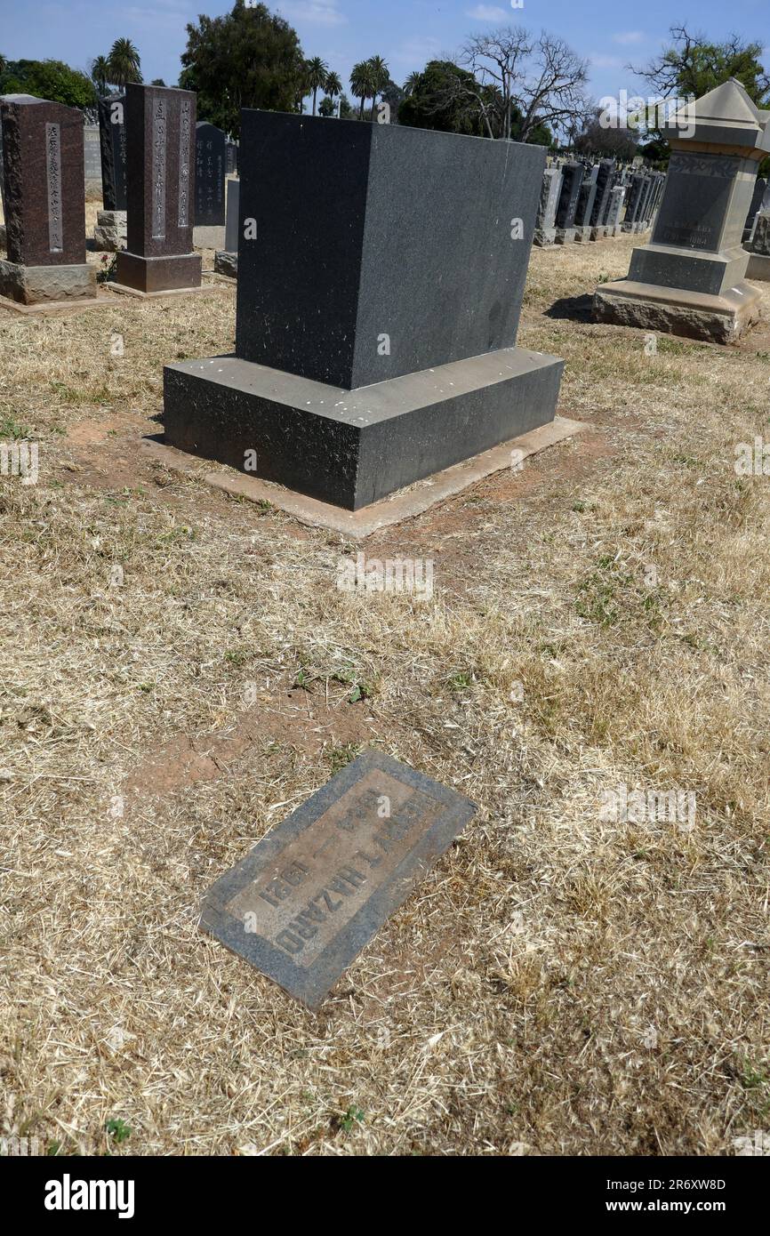 Los Angeles, California, USA 8th June 2023 Lawyer Henry T. Hazard Grave ...