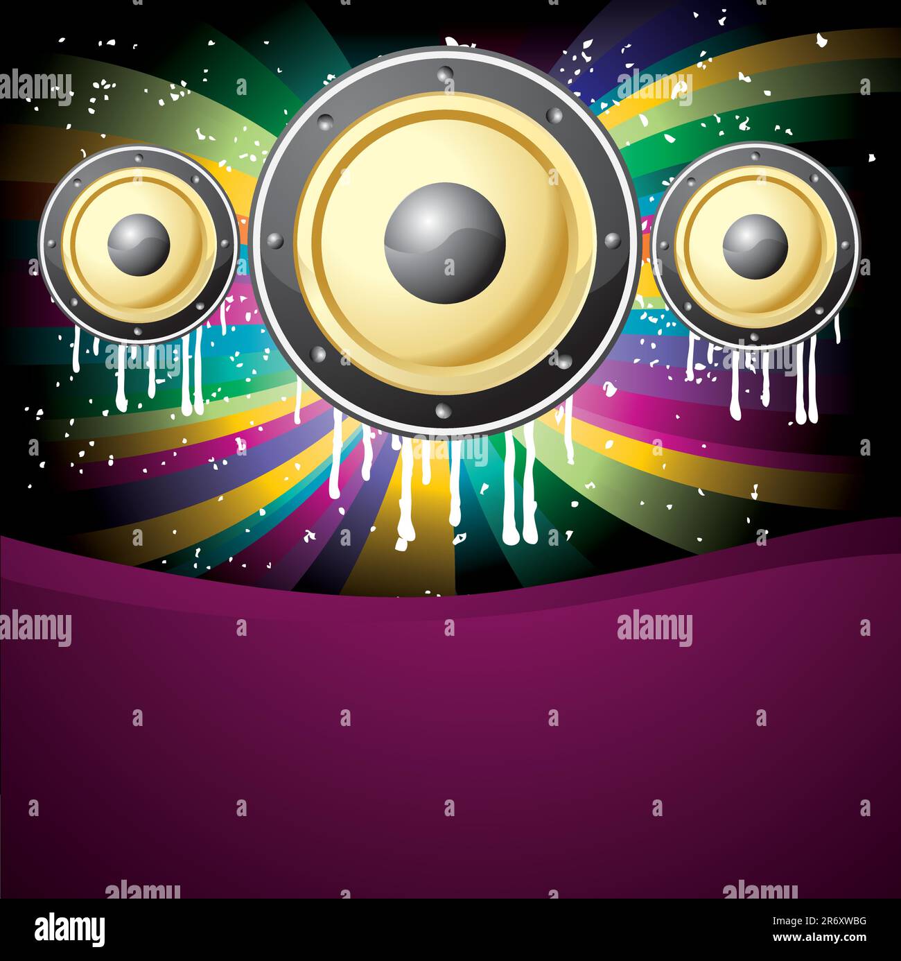 cool music colorful disco background vector illustration Stock Vector ...