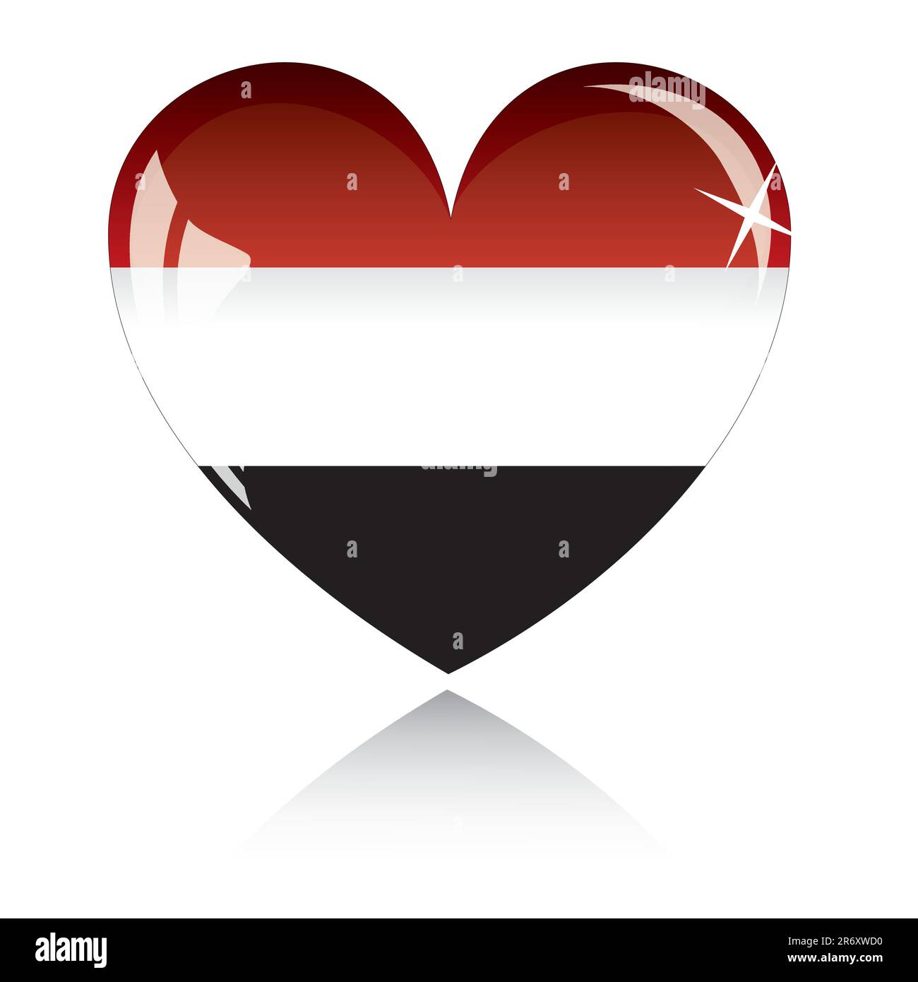 Vector image egypt heart flag hi-res stock photography and images - Alamy