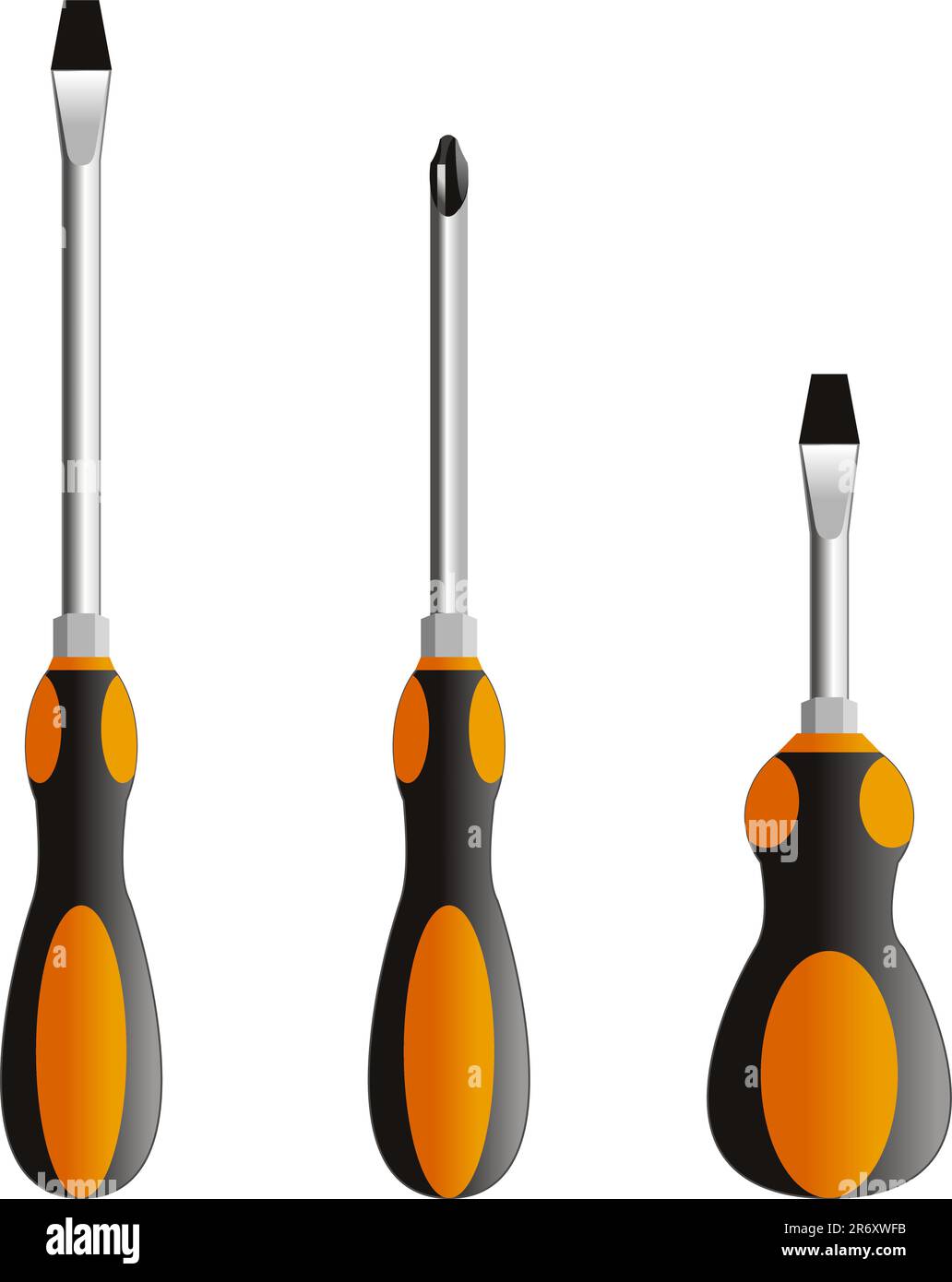 set of Screwdriver. Illustration isolated Stock Vector Image & Art - Alamy