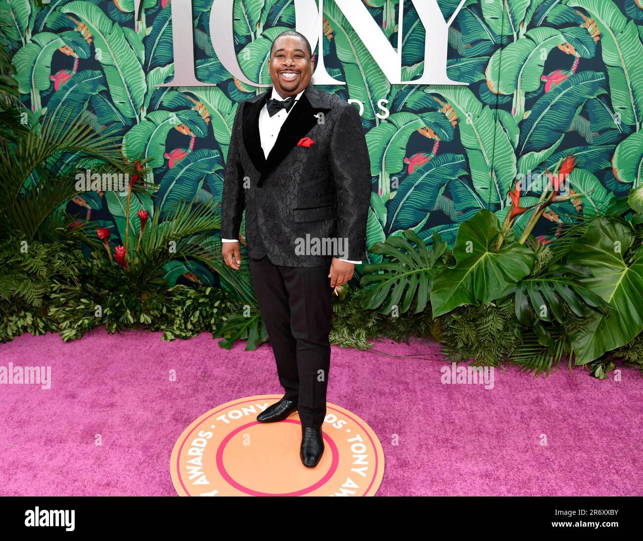 Brian Moreland arrives at the 76th annual Tony Awards on Sunday, June ...