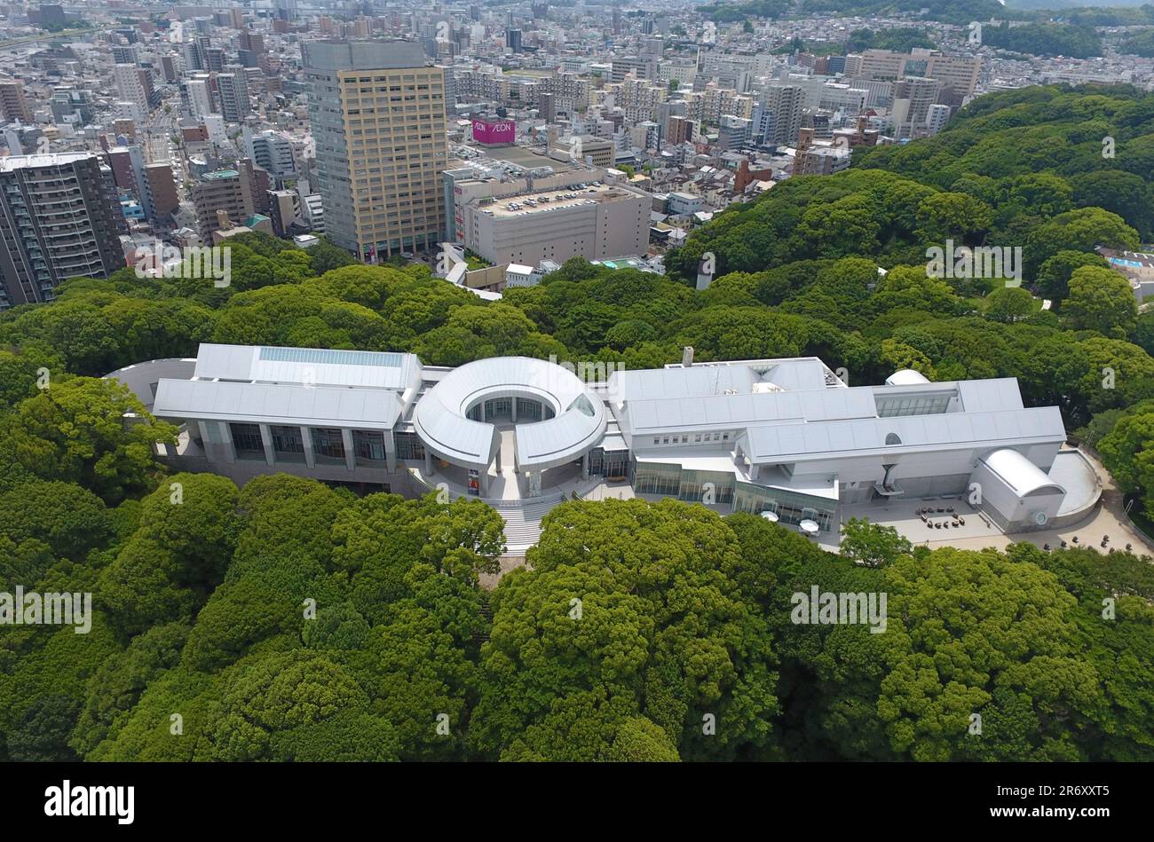 A photo shows Hiroshima City Museum of Contemporary Art (Hiroshima MOCA) in Hiropshima City ...