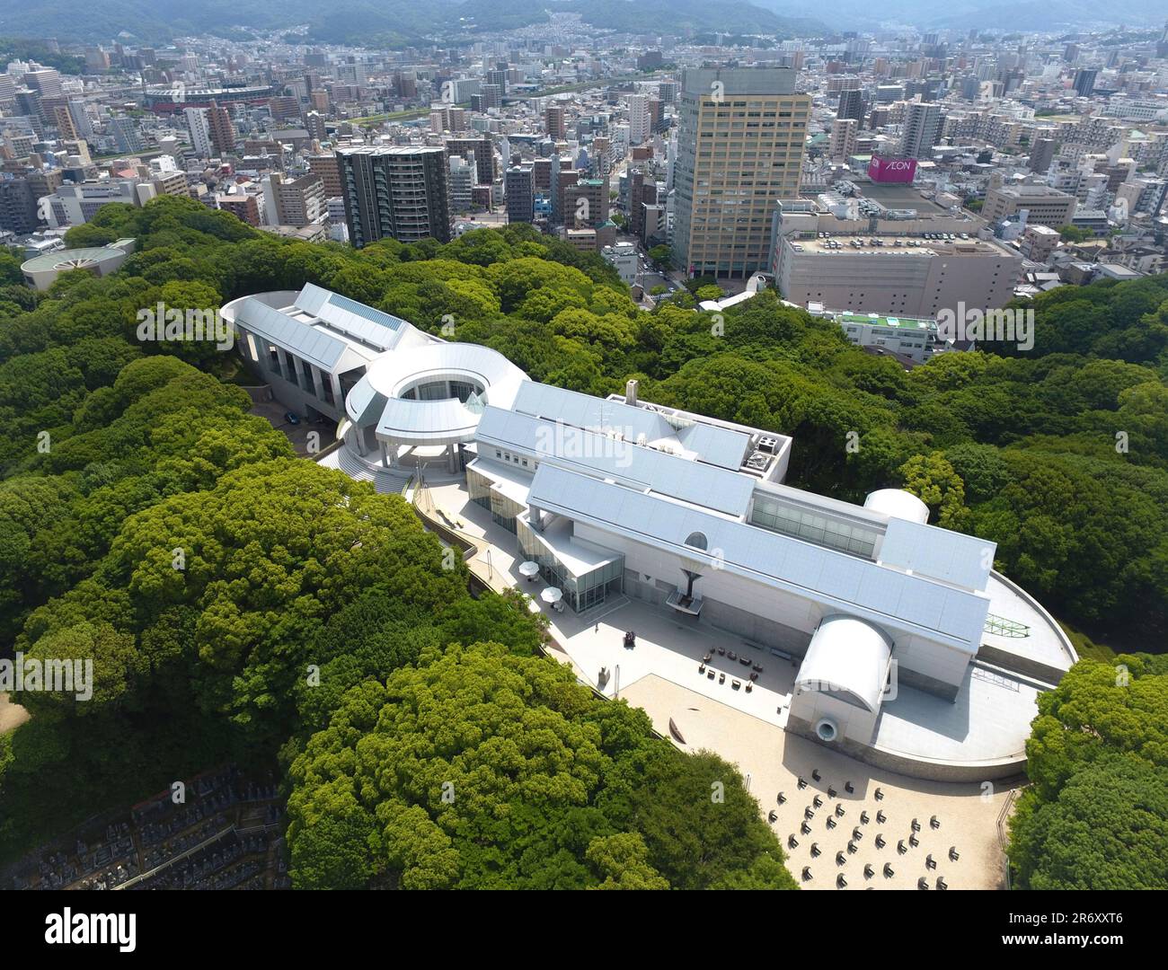A photo shows Hiroshima City Museum of Contemporary Art (Hiroshima MOCA) in Hiropshima City ...
