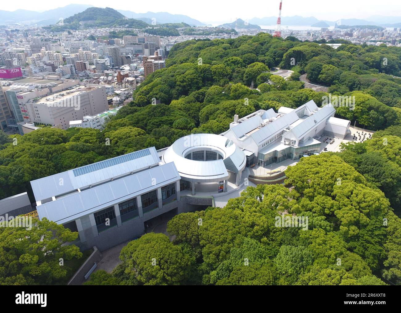 A photo shows Hiroshima City Museum of Contemporary Art (Hiroshima MOCA) in Hiropshima City ...