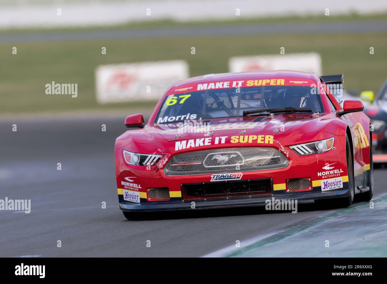 Winton, Australia, 11 June, 2023. Nash Morris (67) driving Ford Mustang ...