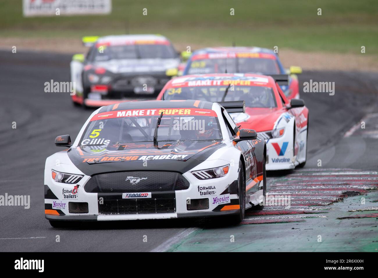 Winton, Australia, 11 June, 2023. Cody Gillis (5) driving Ford Mustang ...