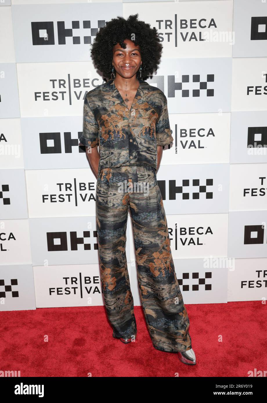 Adia attends the premiere of "Full Circle" at OKX Theater BMCC Tribeca ...