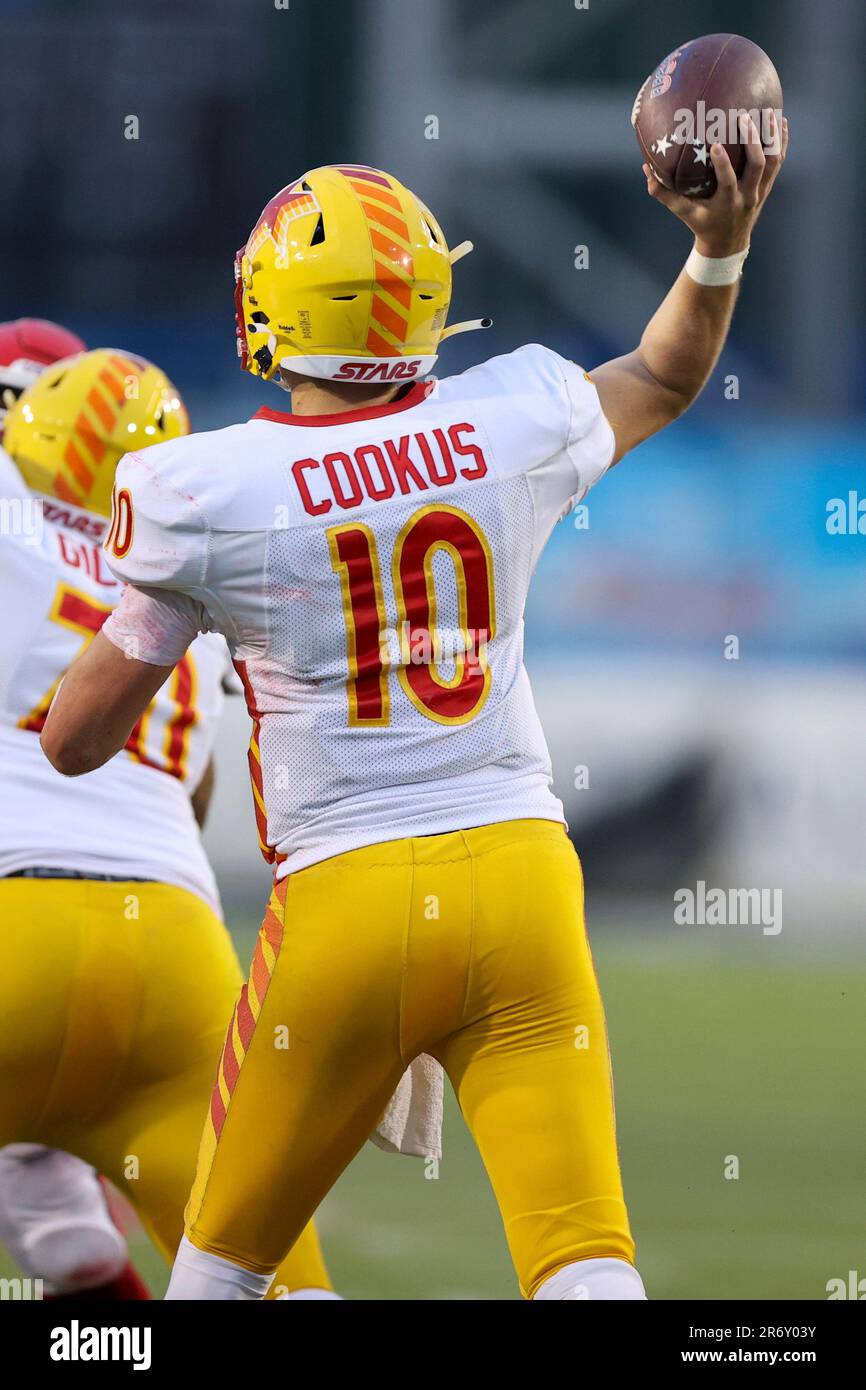 CANTON, OH - JUNE 11: Philadelphia Stars quarterback Case Cookus (10 ...