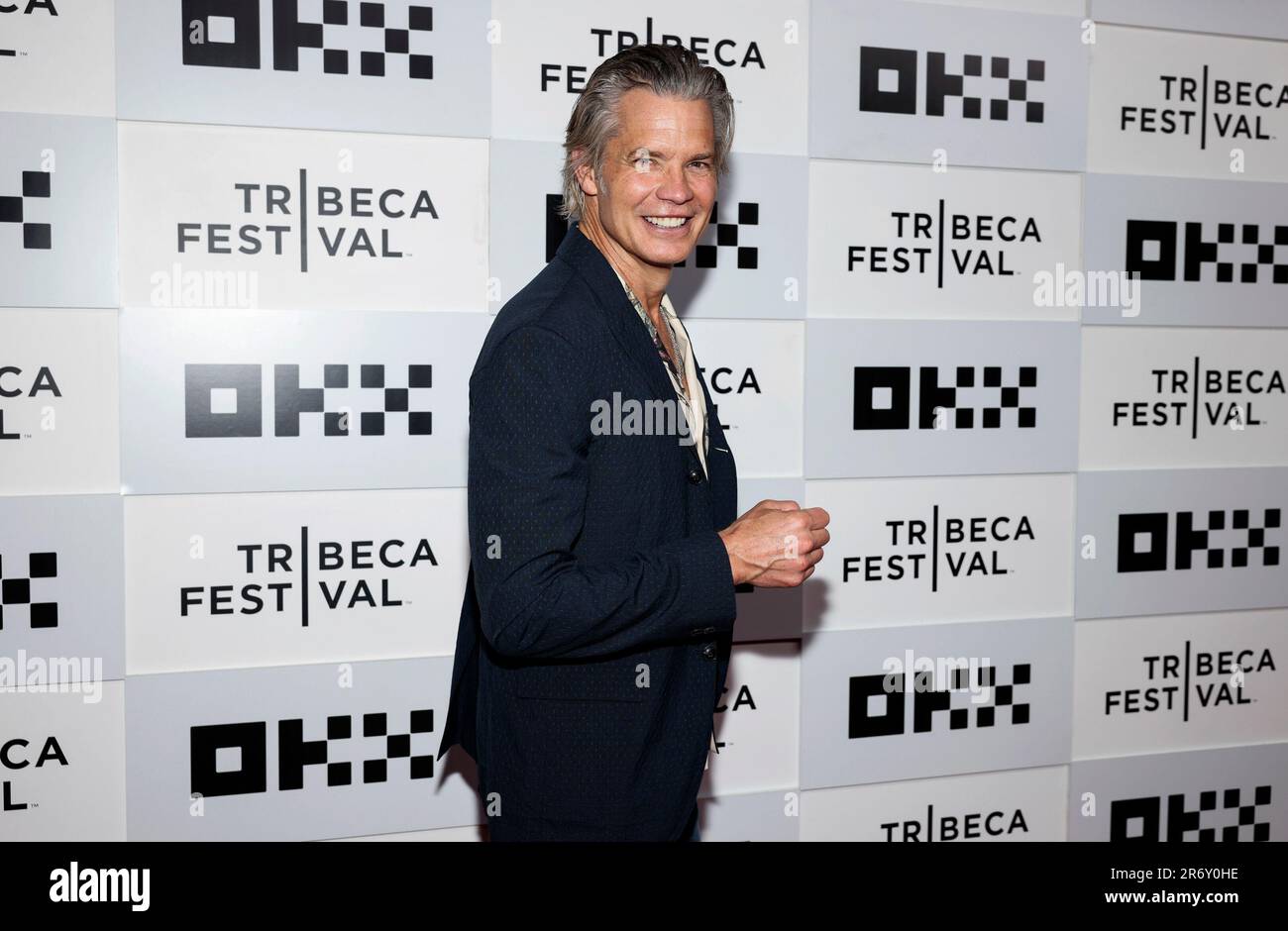 Timothy Olyphant attends the premiere of "Full Circle" at OKX Theater ...