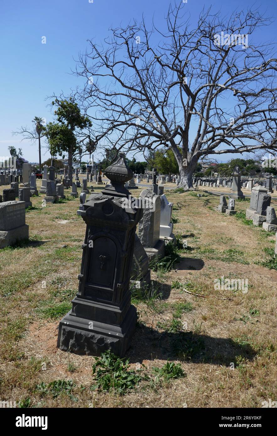 Los Angeles, California, USA 8th June 2023 Evergreen Cemetery at 204 N. Evergreen Avenue on June ...
