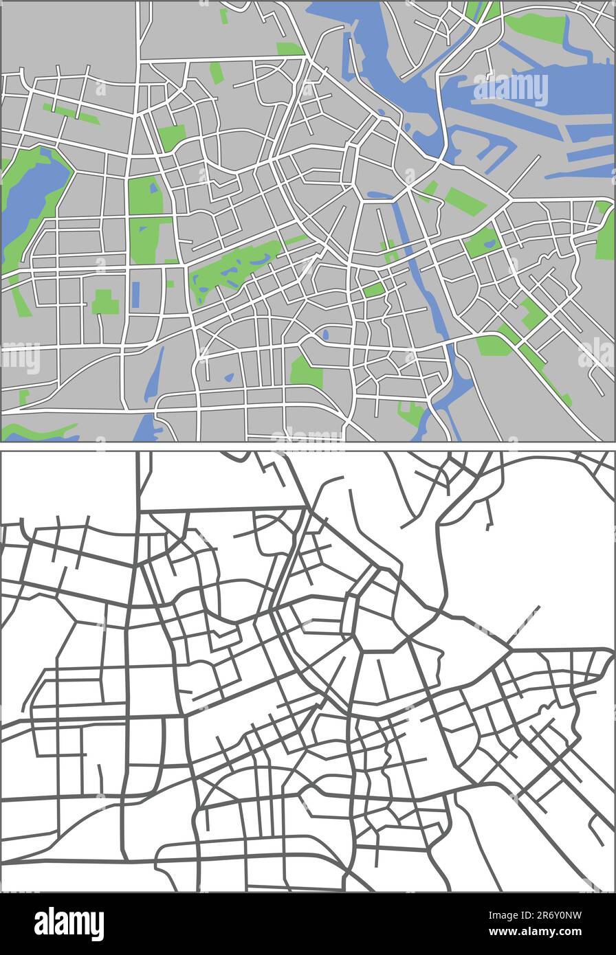 Region urban Stock Vector Images - Alamy