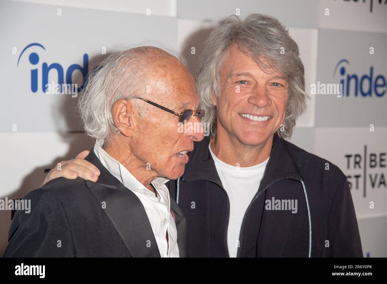 NEW YORK, NEW YORK - JUNE 11: Ron Delsener and Jon Bon Jovi attend the ...