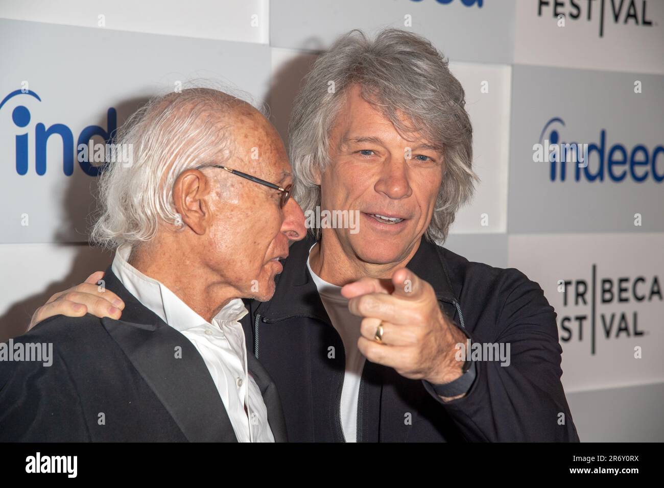 NEW YORK, NEW YORK - JUNE 11: Ron Delsener and Jon Bon Jovi attend the ...