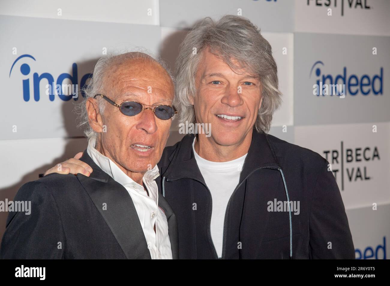 NEW YORK, NEW YORK - JUNE 11: Ron Delsener and Jon Bon Jovi attend the ...