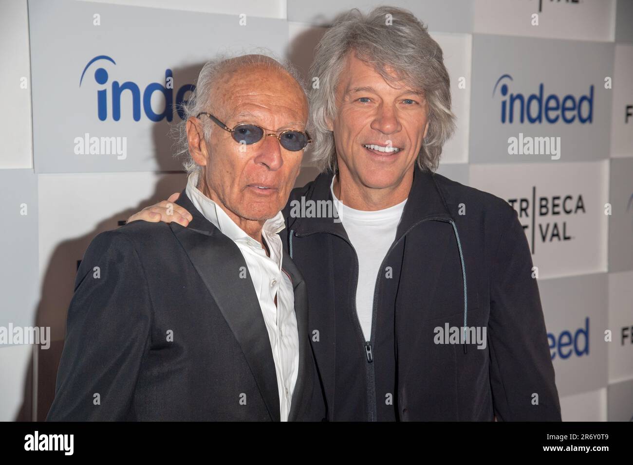 NEW YORK, NEW YORK - JUNE 11: Ron Delsener and Jon Bon Jovi attend the ...