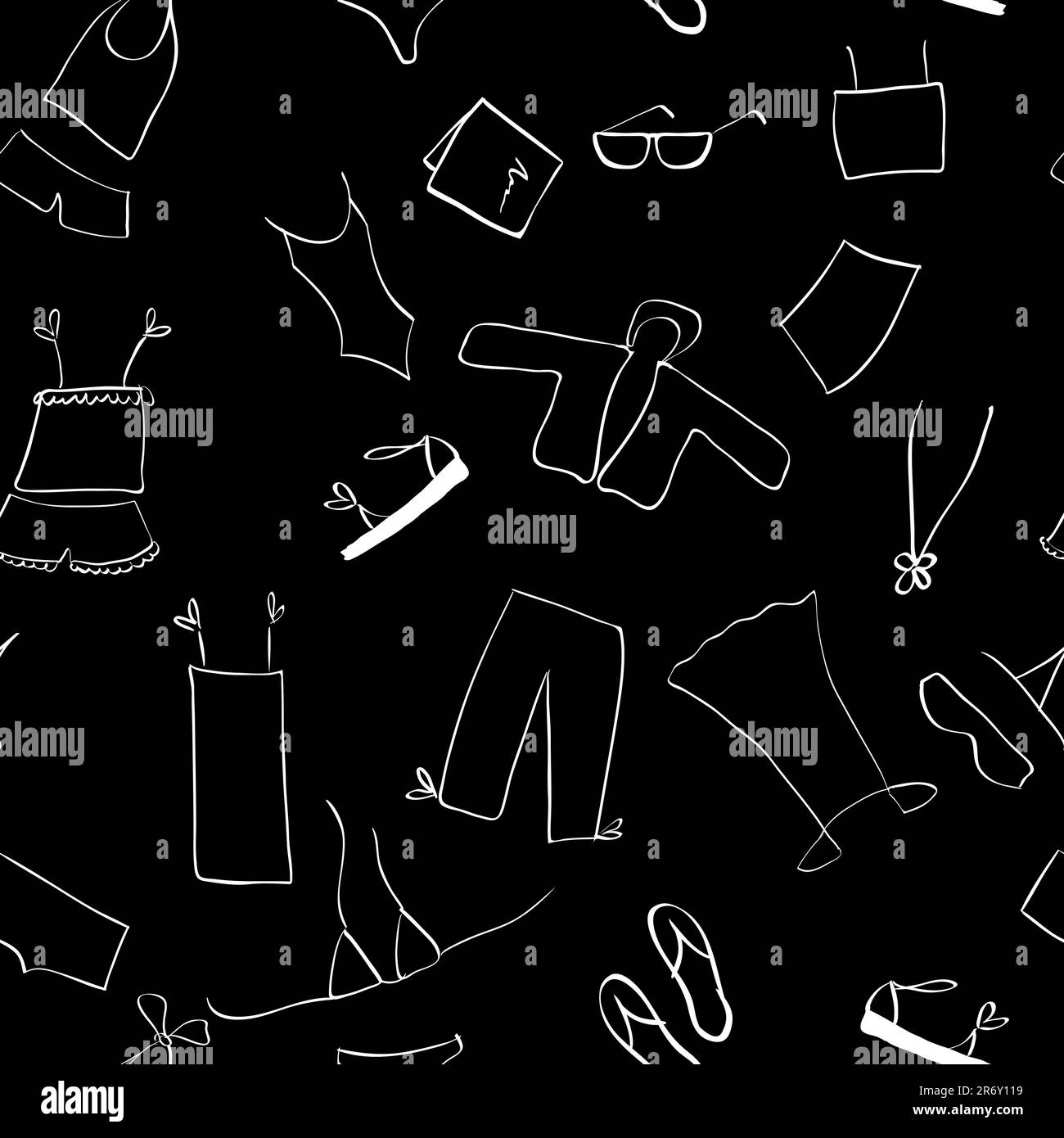 Seamless pattern women shoe Black and White Stock Photos & Images - Alamy