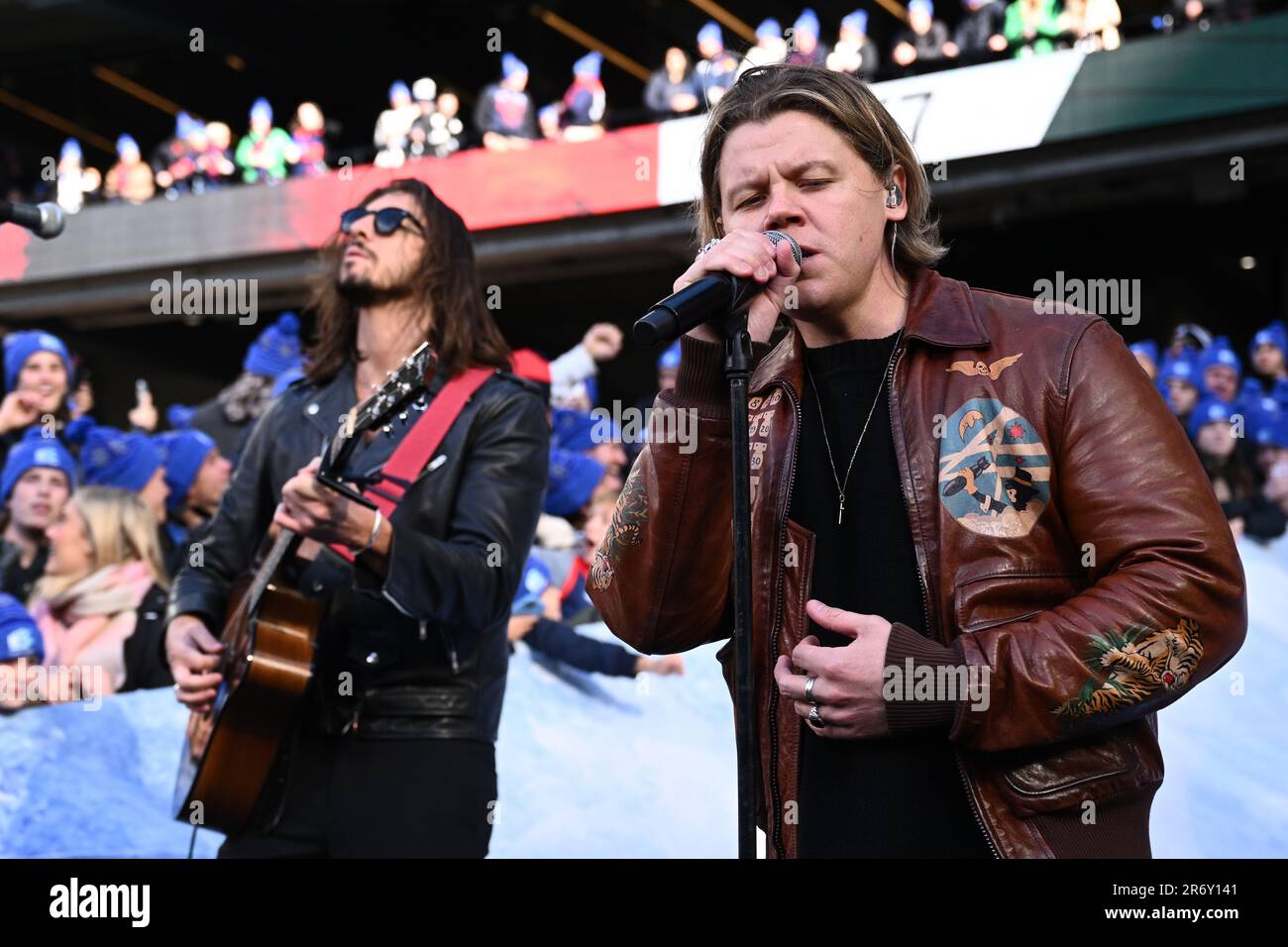 Melbourne, Australia. 12th June, 2023. Australian singer Conrad Sewell ...