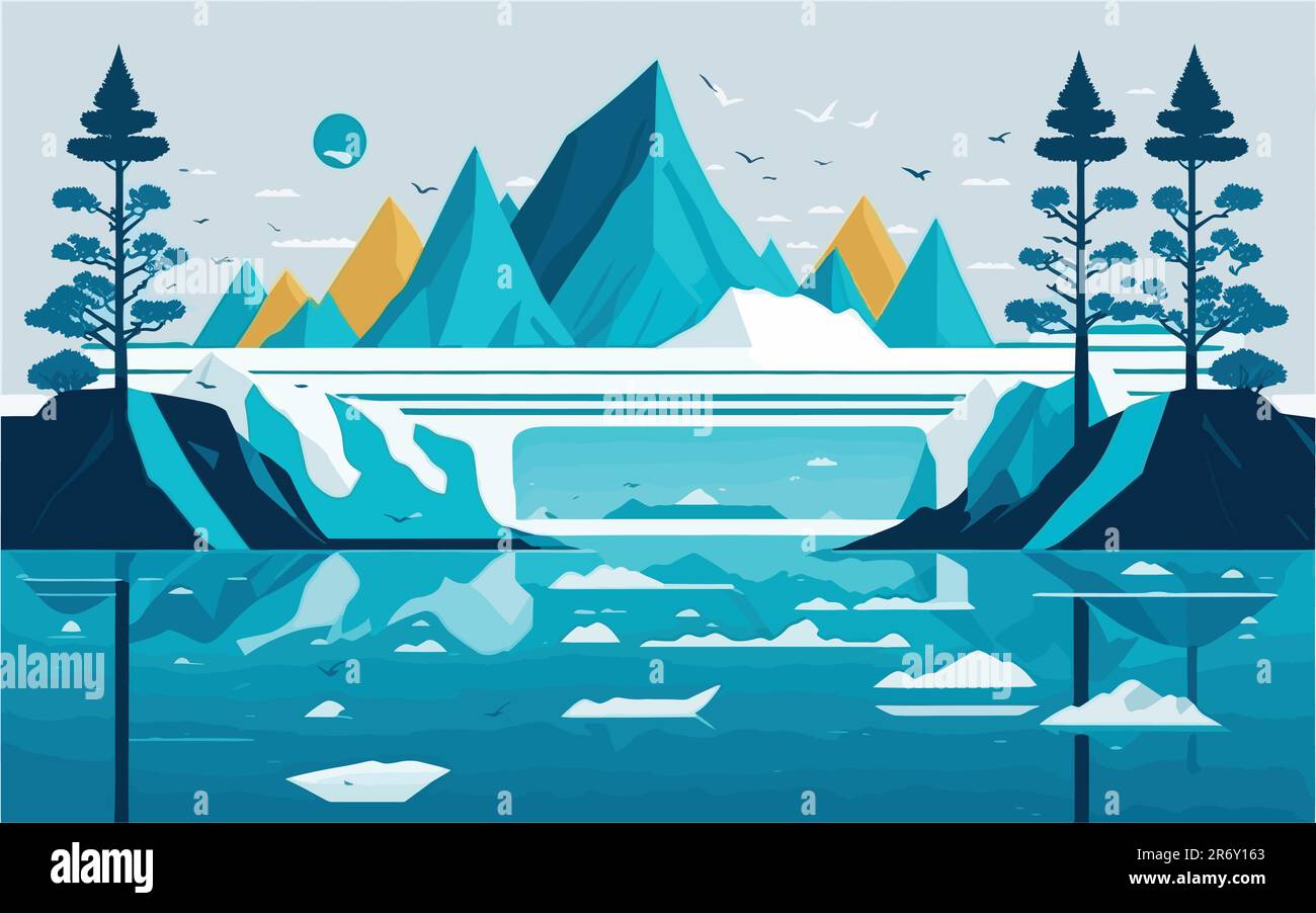 Impact of rising sea levels Stock Vector Images - Alamy