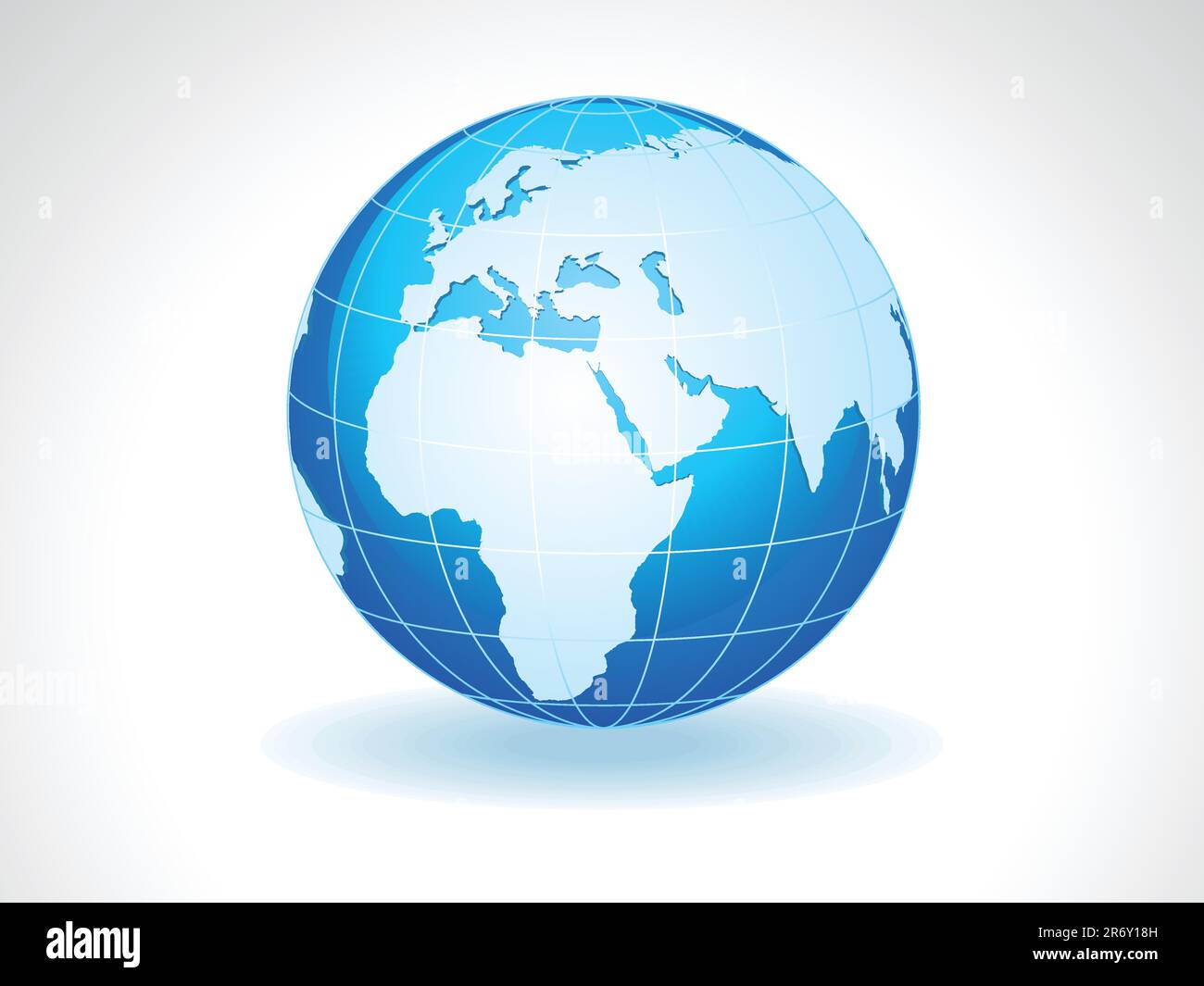 abstract detailed shiny globe vector illustration Stock Vector Image ...