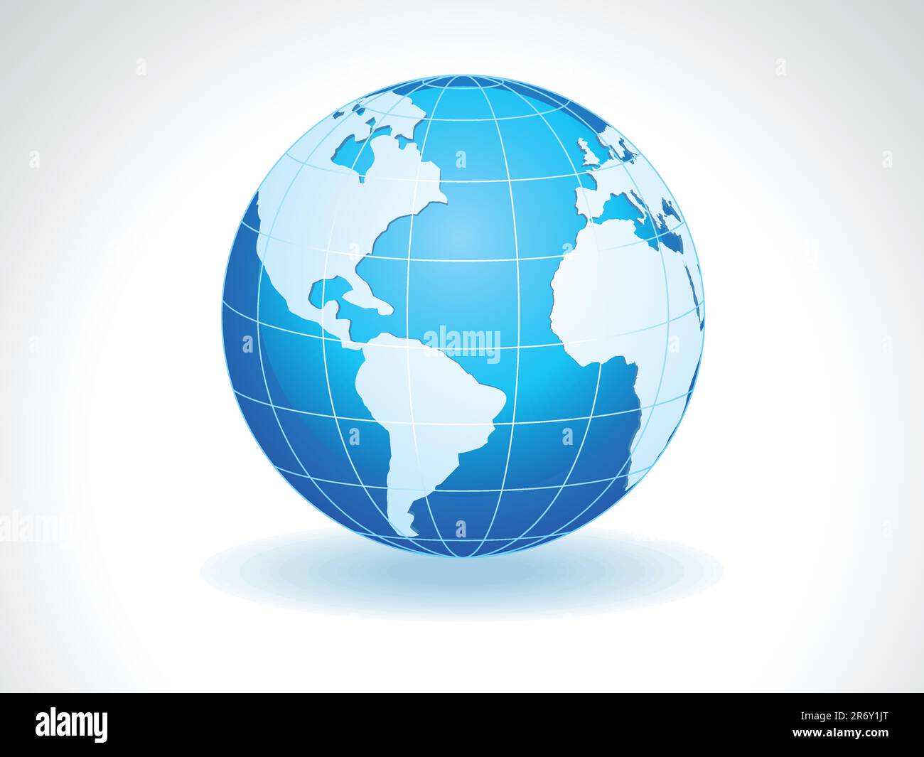 abstract detailed shiny globe vector illustration Stock Vector Image ...