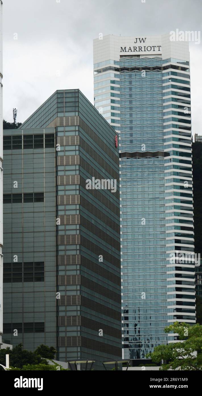 JW Marriott hotel in Admiralty, Hong Kong Stock Photo - Alamy