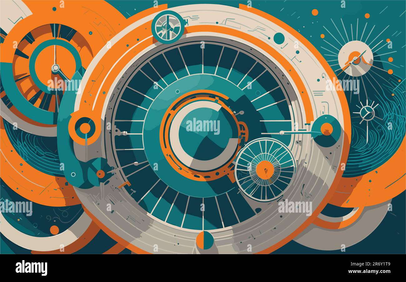 complex vector-style background image inspired by the concept of ...