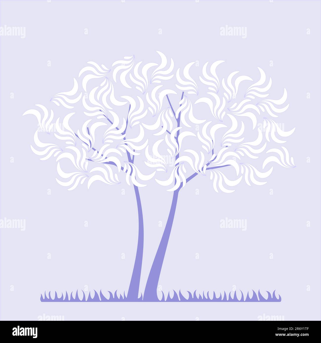 background with a tree Stock Vector Image & Art - Alamy