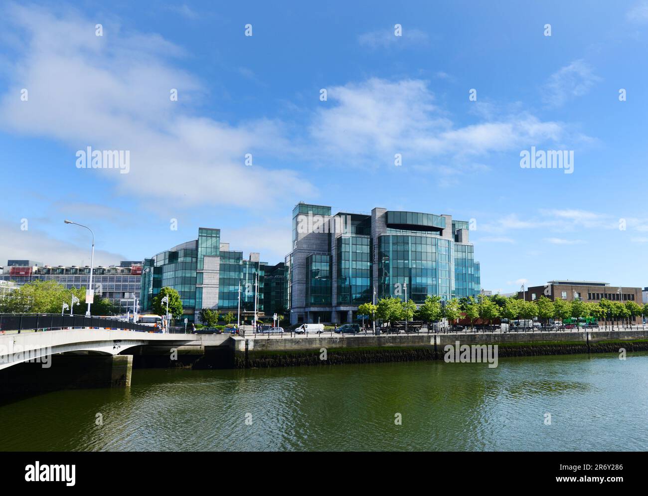 Talbot Memorial Bridge over the River Liffey in Dublin, Ireland Stock ...